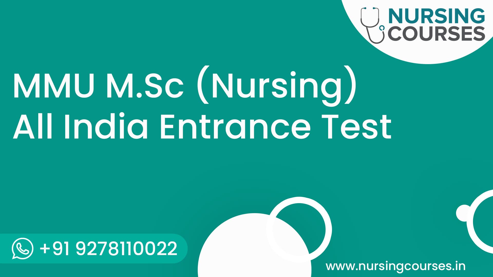 Entrance Exam - Nursing Courses 2023